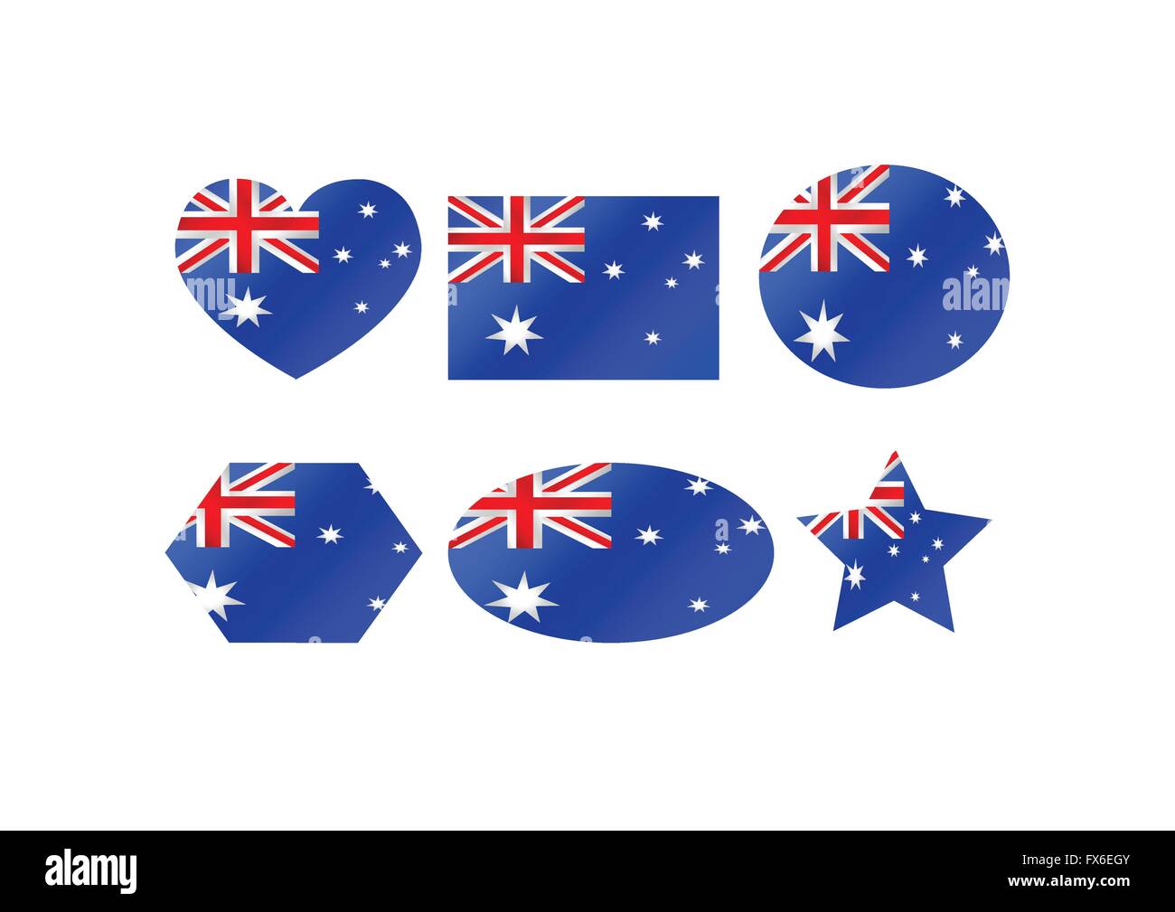 National flag of Australia themes idea design Stock Vector Image & Art ...