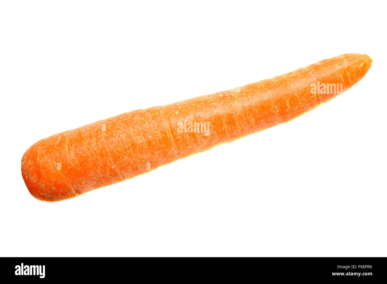 A carrot photographed against a white background Stock Photo - Alamy