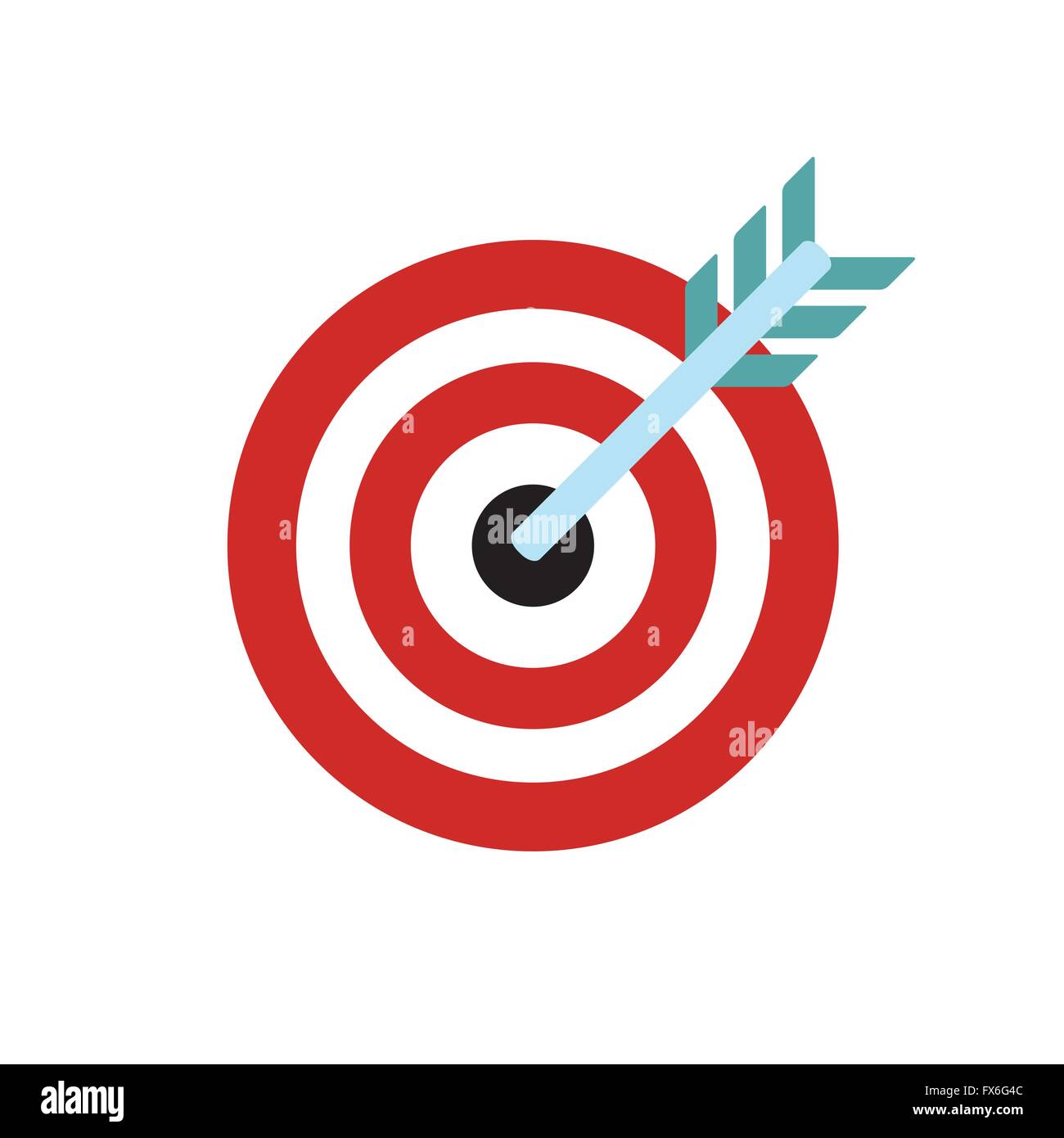 Target Flat Concept Icon Vector Illustration. Target Icon Image Stock ...