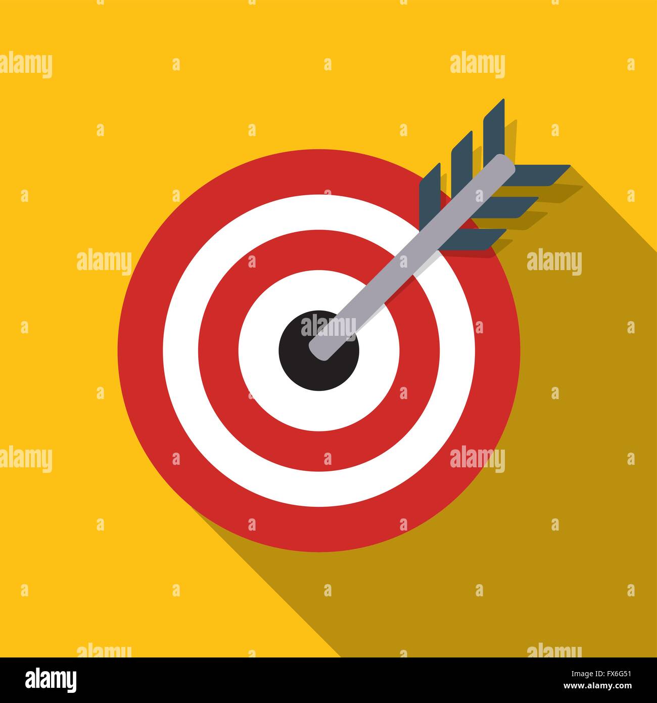 Target Flat Concept Icon Vector Illustration. Target Icon Image Stock ...