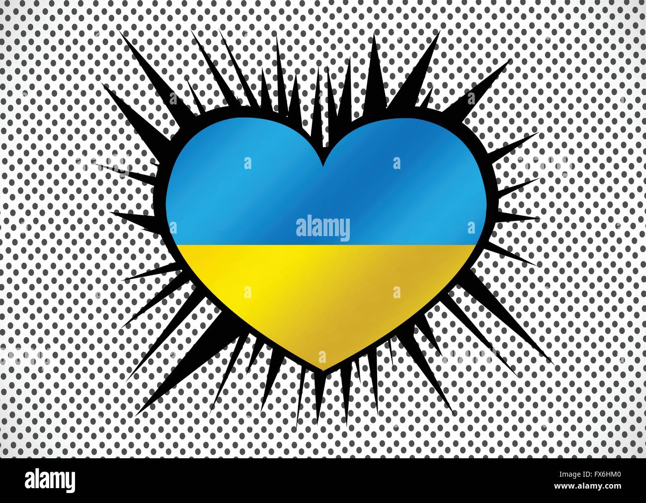 Flag of Ukraine themes idea design Stock Vector Image & Art - Alamy