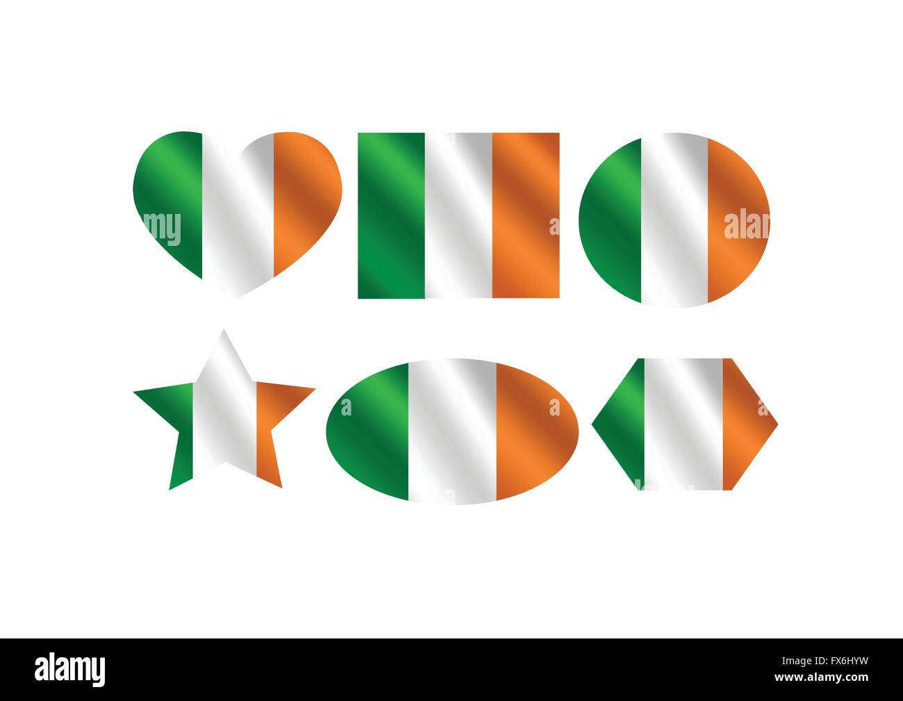 National flag of Ireland themes idea design Stock Vector Image & Art ...