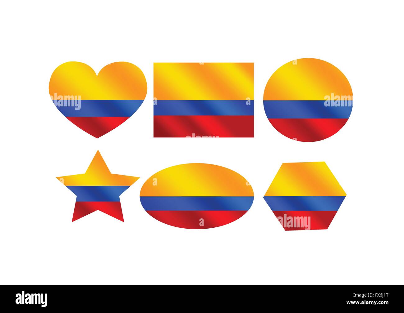 Colombia flag themes idea design Stock Vector Image & Art - Alamy