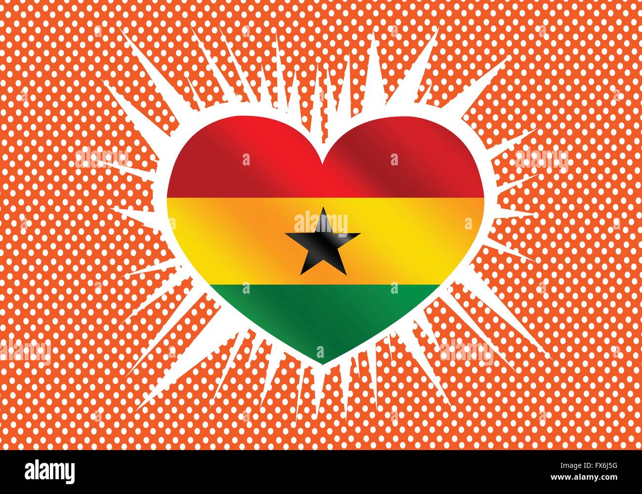 National flag of Ghana themes idea design Stock Vector Image & Art - Alamy