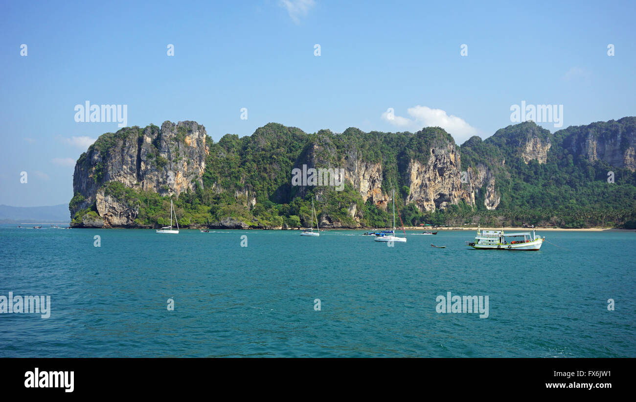 amazing nature paradise railey island in thailand Stock Photo - Alamy