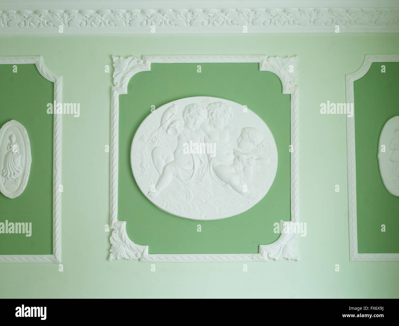 Plaster plasterwork ceiling hi-res stock photography and images - Alamy