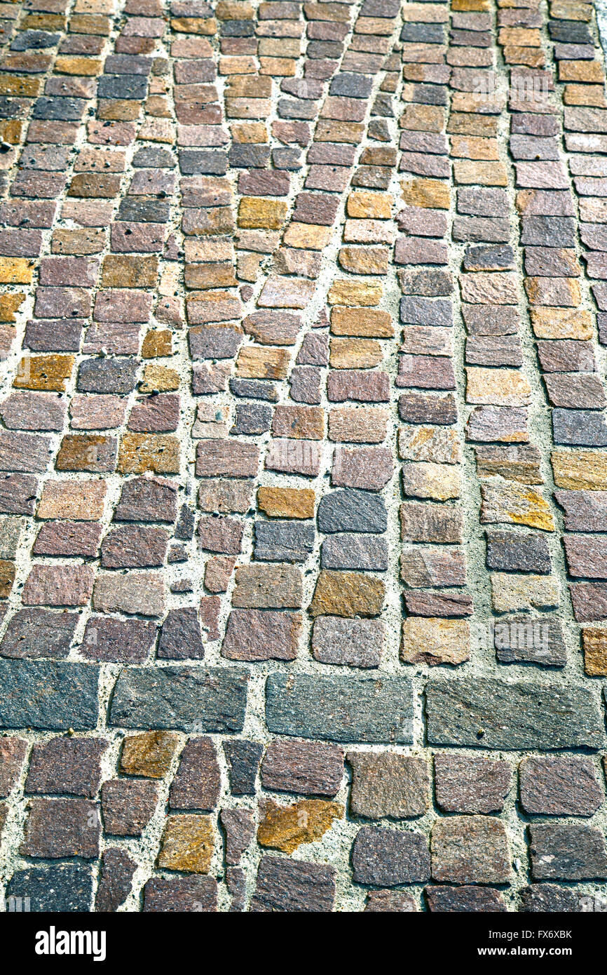 brick in varano borghi street lombardy italy varese abstract pavement ...