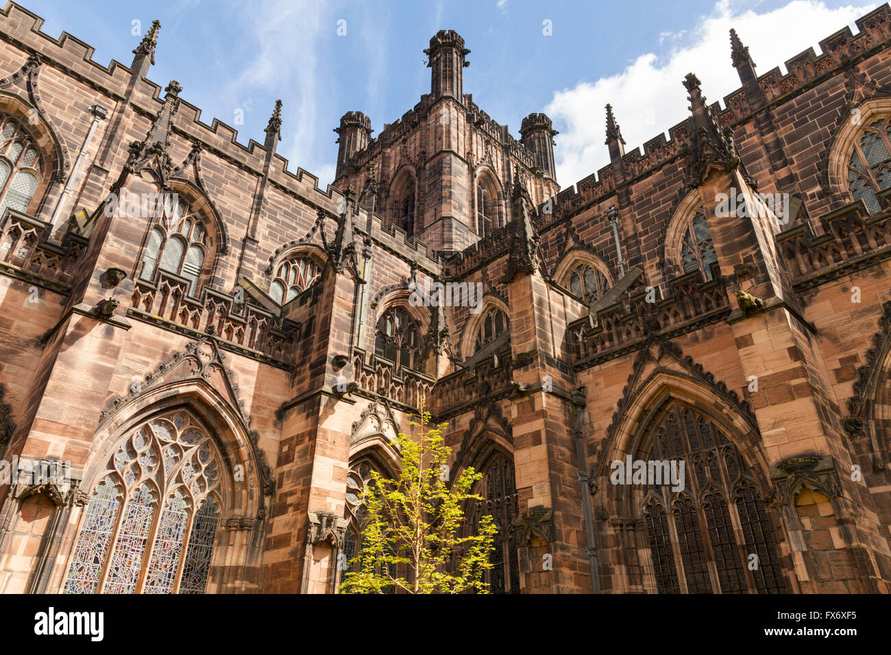 Chester Cathedral exterior Stock Photo - Alamy