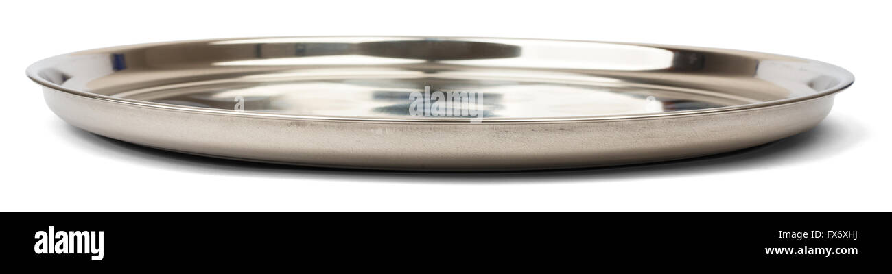 Round steel tray Stock Photo - Alamy