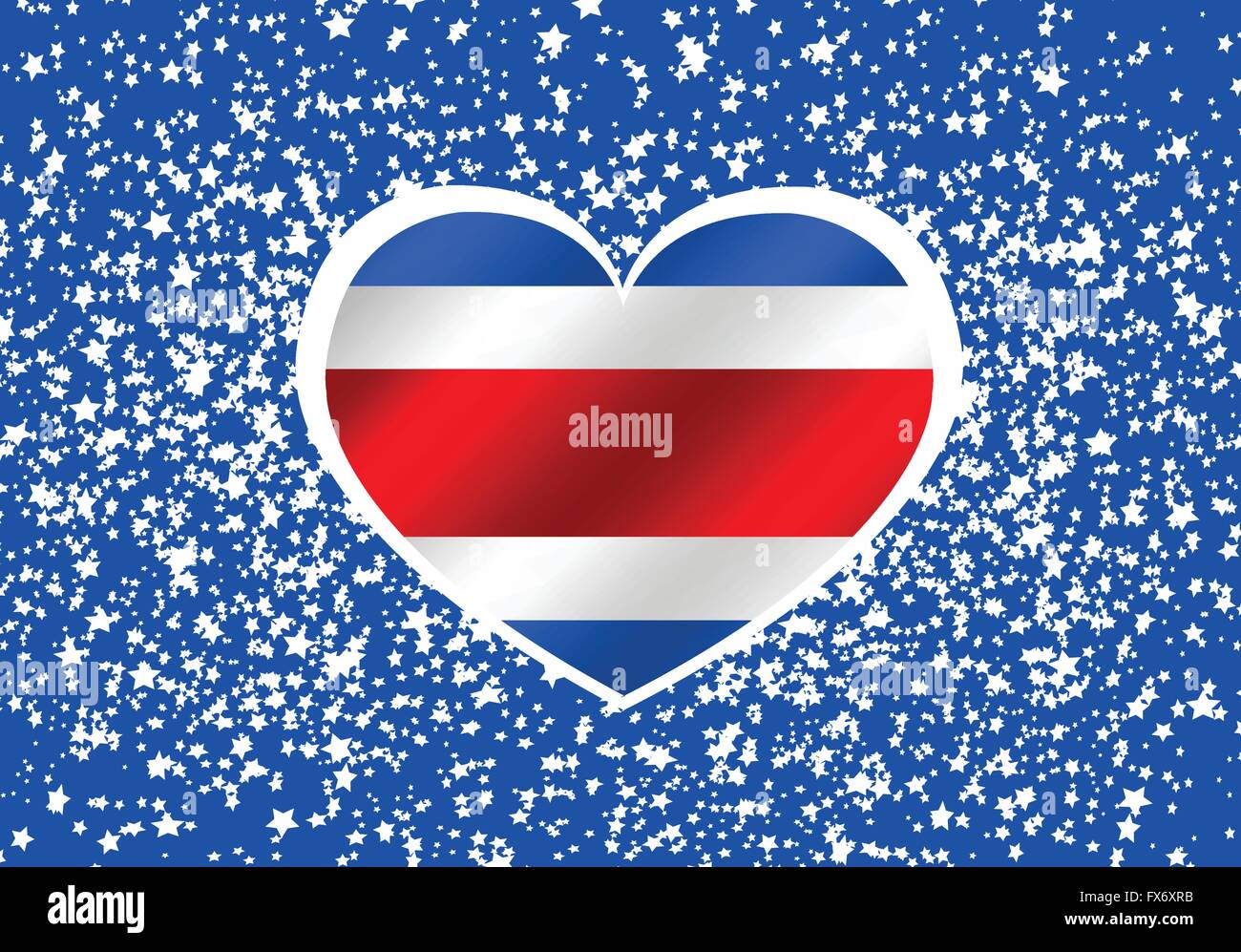 National flag of Costa Rica themes idea design Stock Vector Image & Art ...