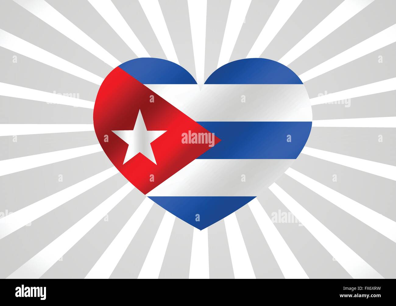 Cuban flag closeup Stock Vector Images - Alamy
