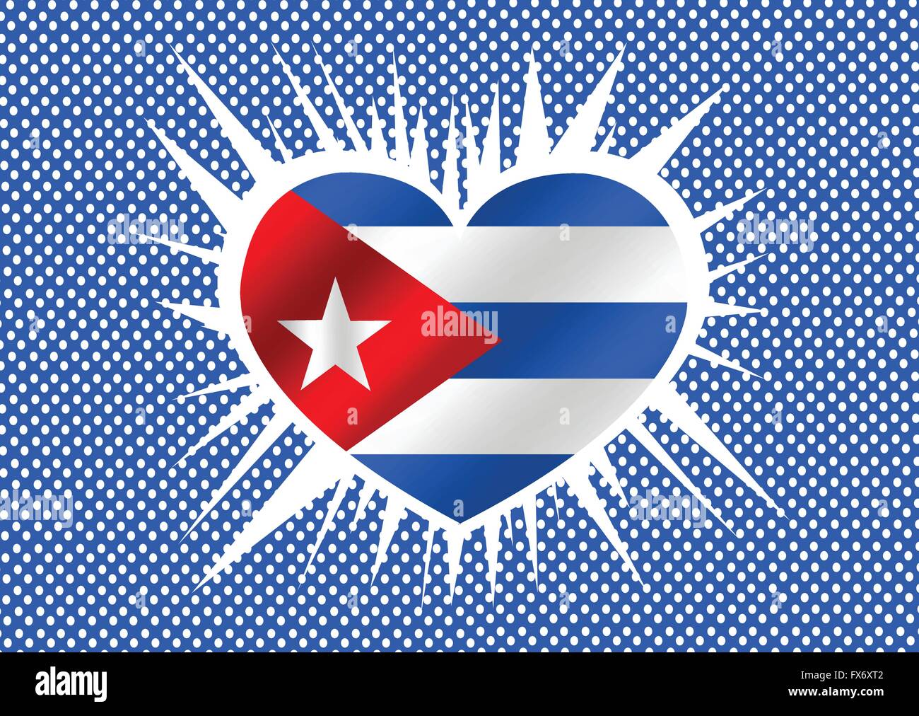 Cuba flag themes idea design Stock Vector Image & Art - Alamy