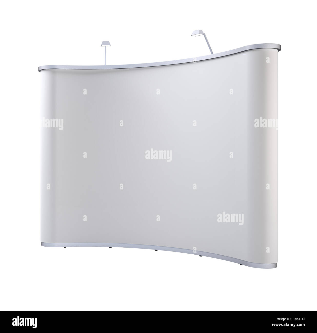 Stand with blank screen Stock Photo - Alamy