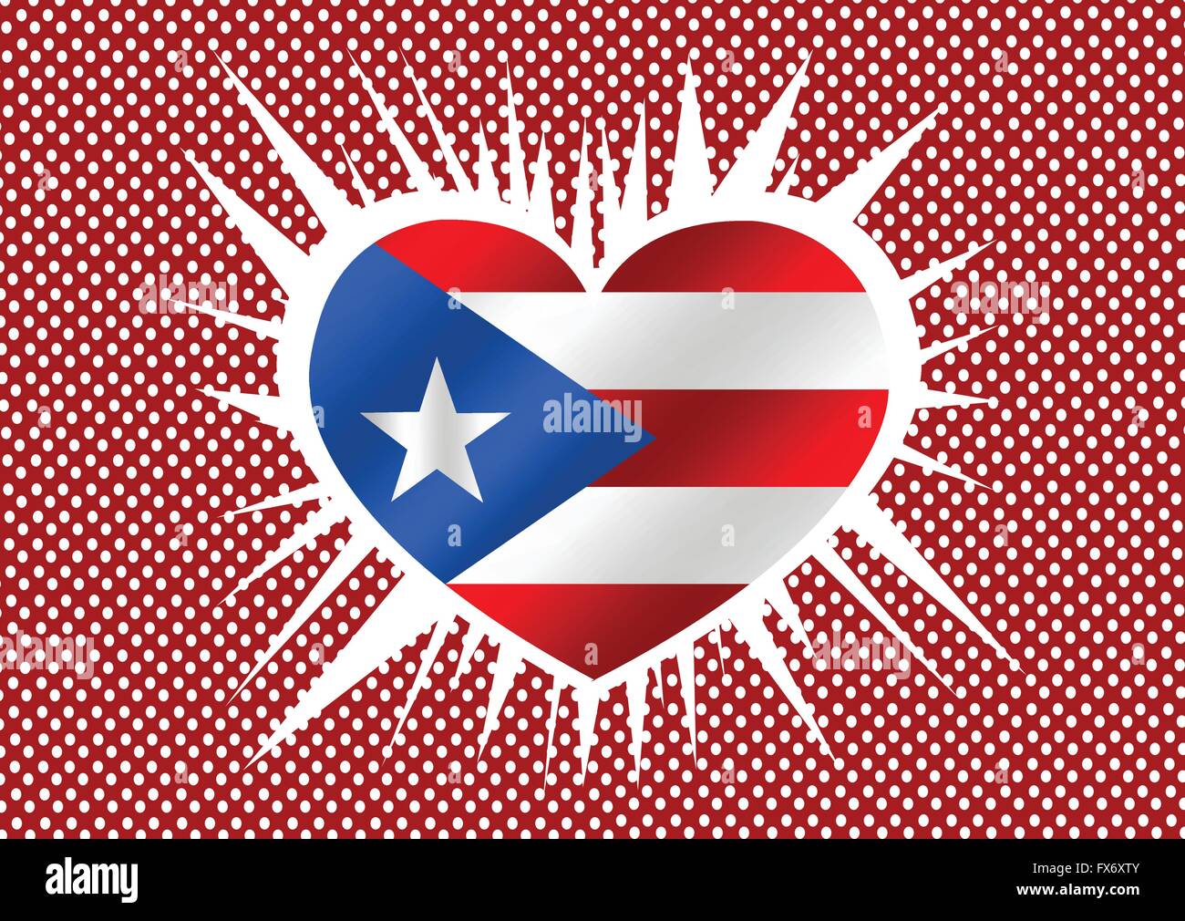 Puerto Rico flag themes idea design Stock Vector Image & Art - Alamy