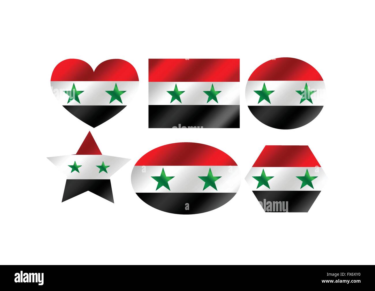flag of Syria themes idea design Stock Vector Image & Art - Alamy