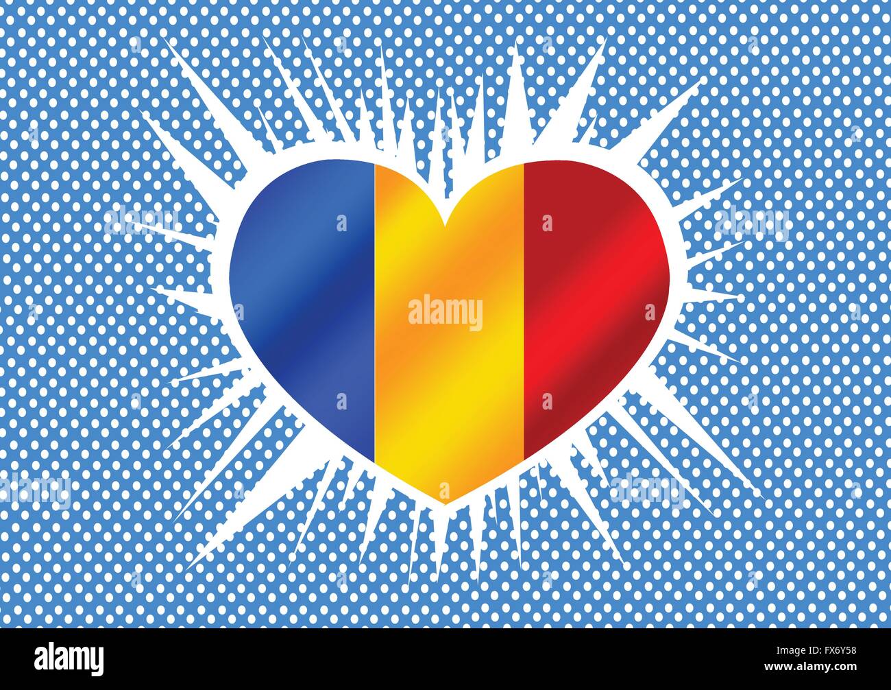 Chad flag themes idea design Stock Vector Image & Art - Alamy