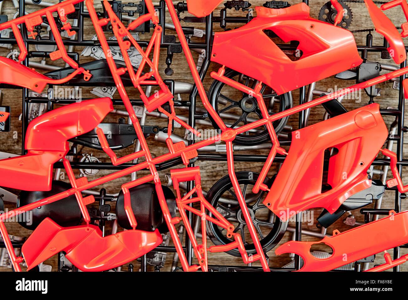 A studio photo of a plastic model kit Stock Photo - Alamy