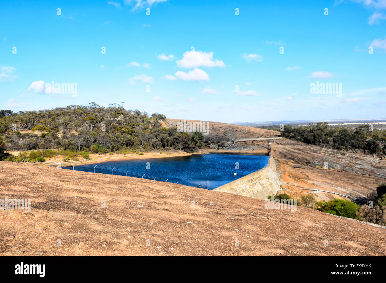 Reservoir on top of Hyden Rock, Hyden, Western Australia, Australia ...