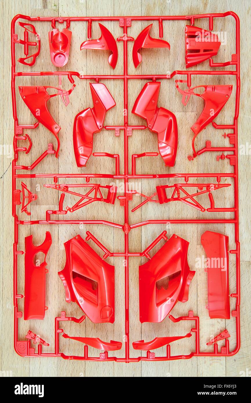 A studio photo of a plastic model kit Stock Photo - Alamy