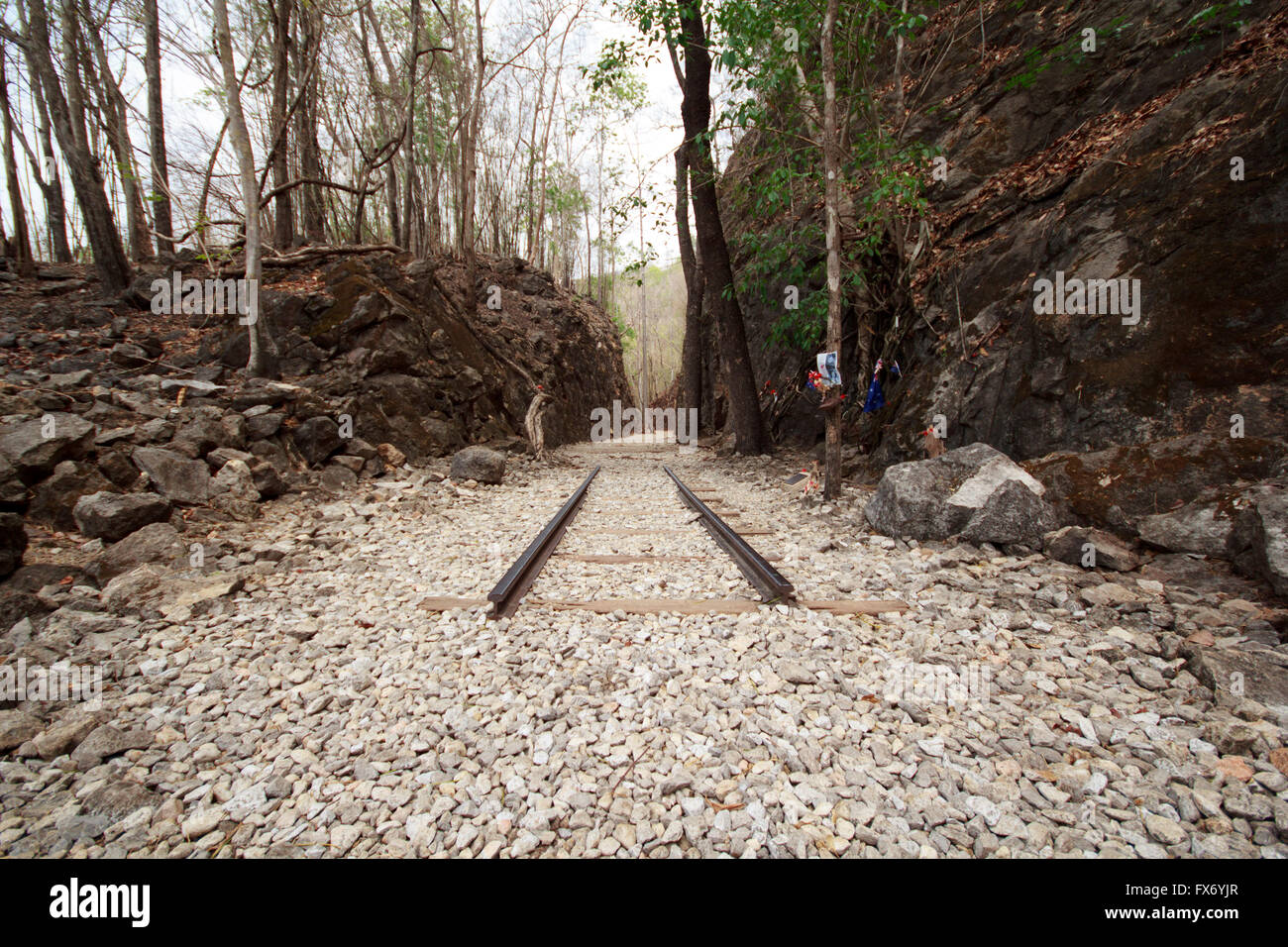 Hellfire Pass World War 2 memorial, Kanchanaburi, Thailand Stock Photo - Alamy
