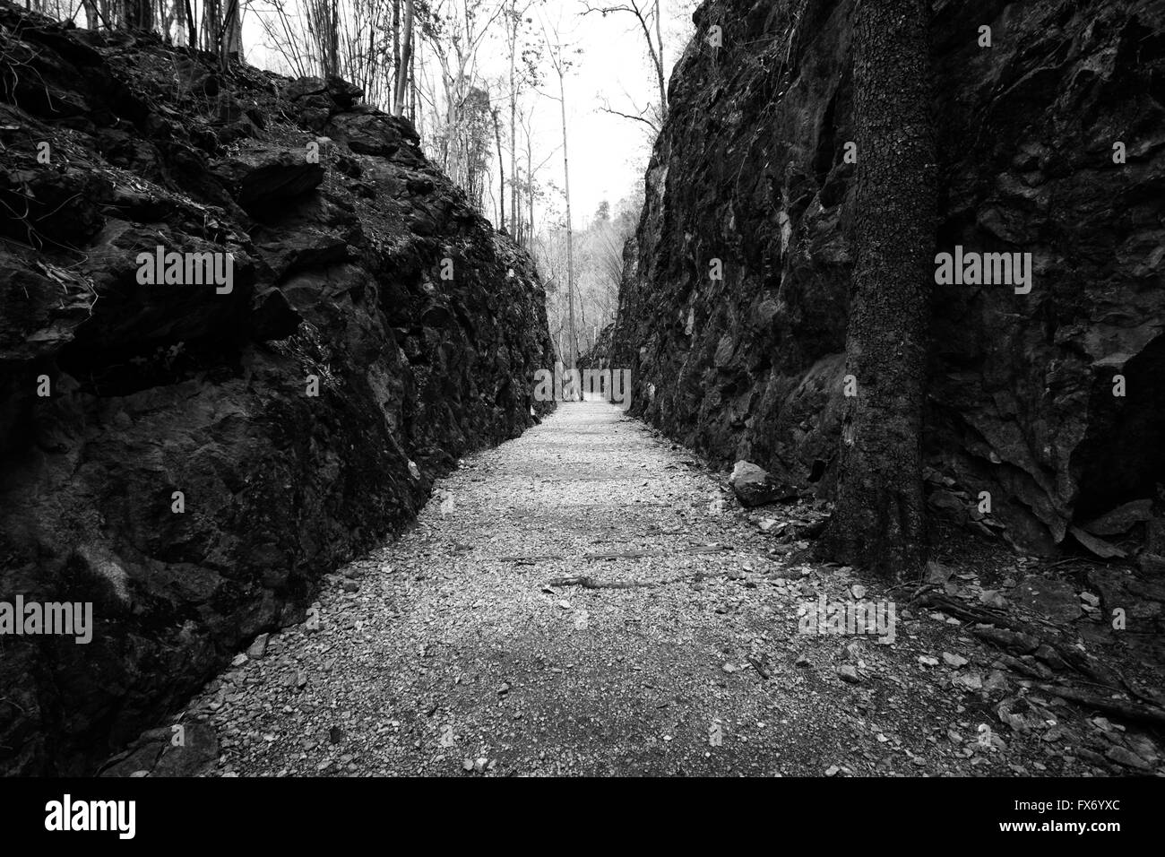 Hellfire Pass World War 2 memorial, Kanchanaburi, Thailand Stock Photo ...