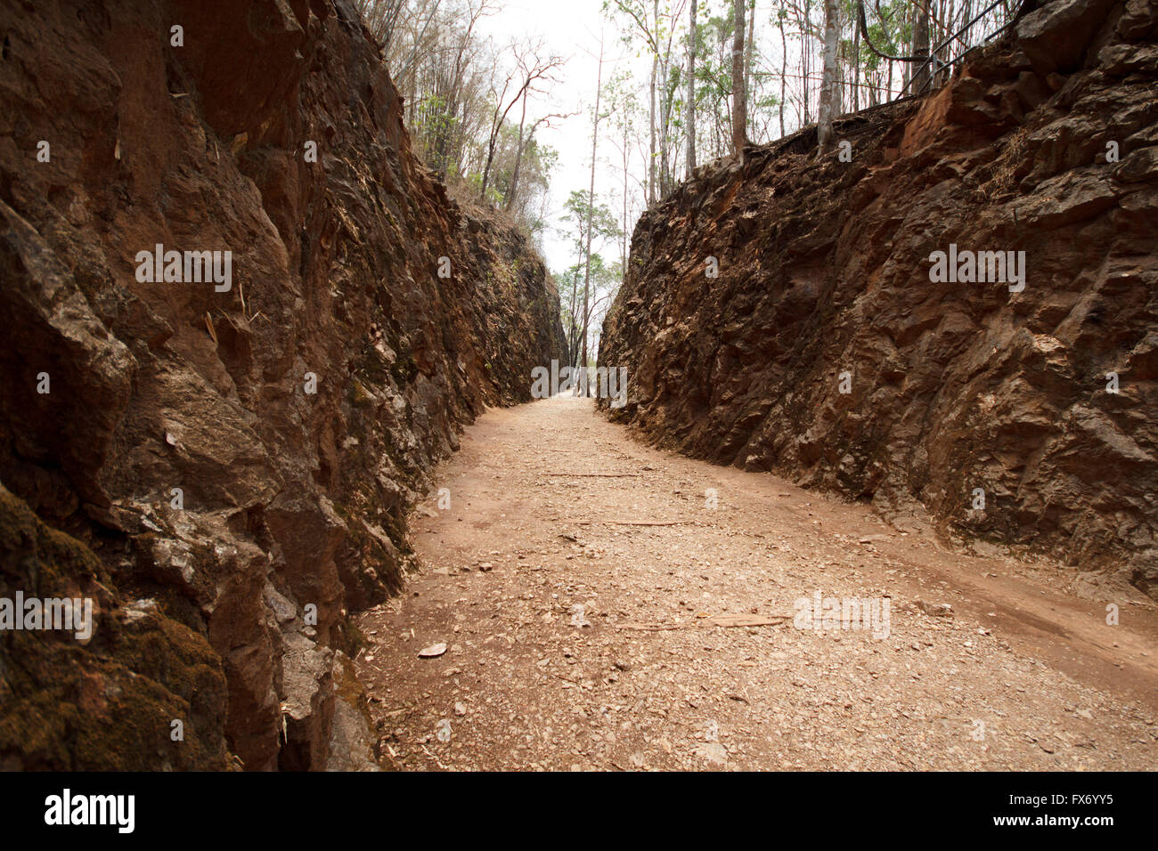Memorial hellfire pass cutting hi-res stock photography and images - Alamy