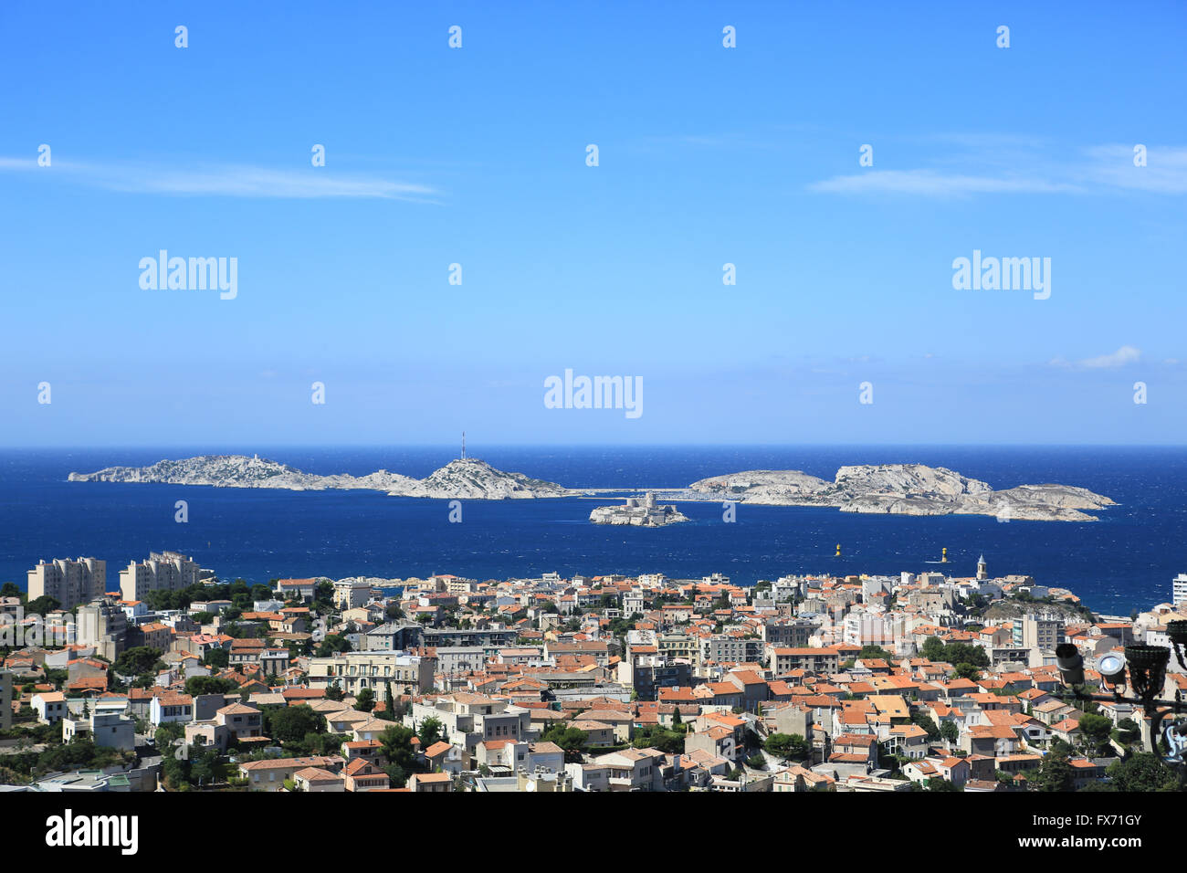 Former prison island Île d’If, Frioul archipelago, Marseille, Provence ...
