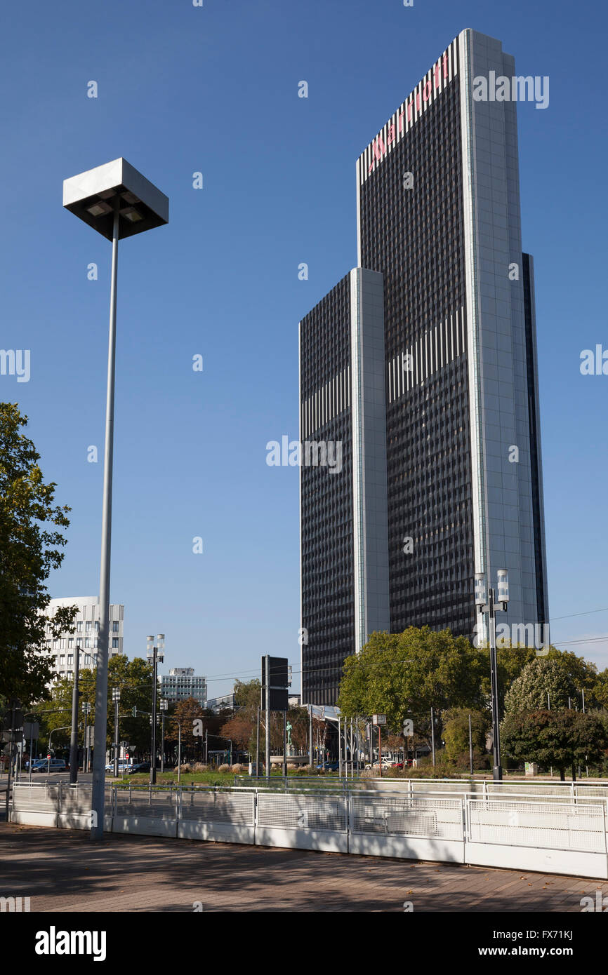 Marriott Hotel, Westend Gate, Frankfurt am Main, Hesse, Germany Stock ...