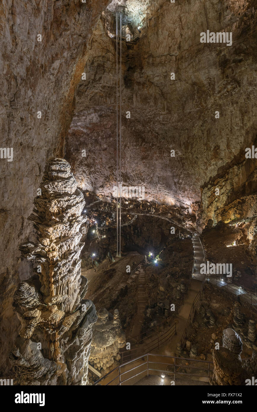 Grotta Gigante, stalactite cave, largest show cave in the world, two ...