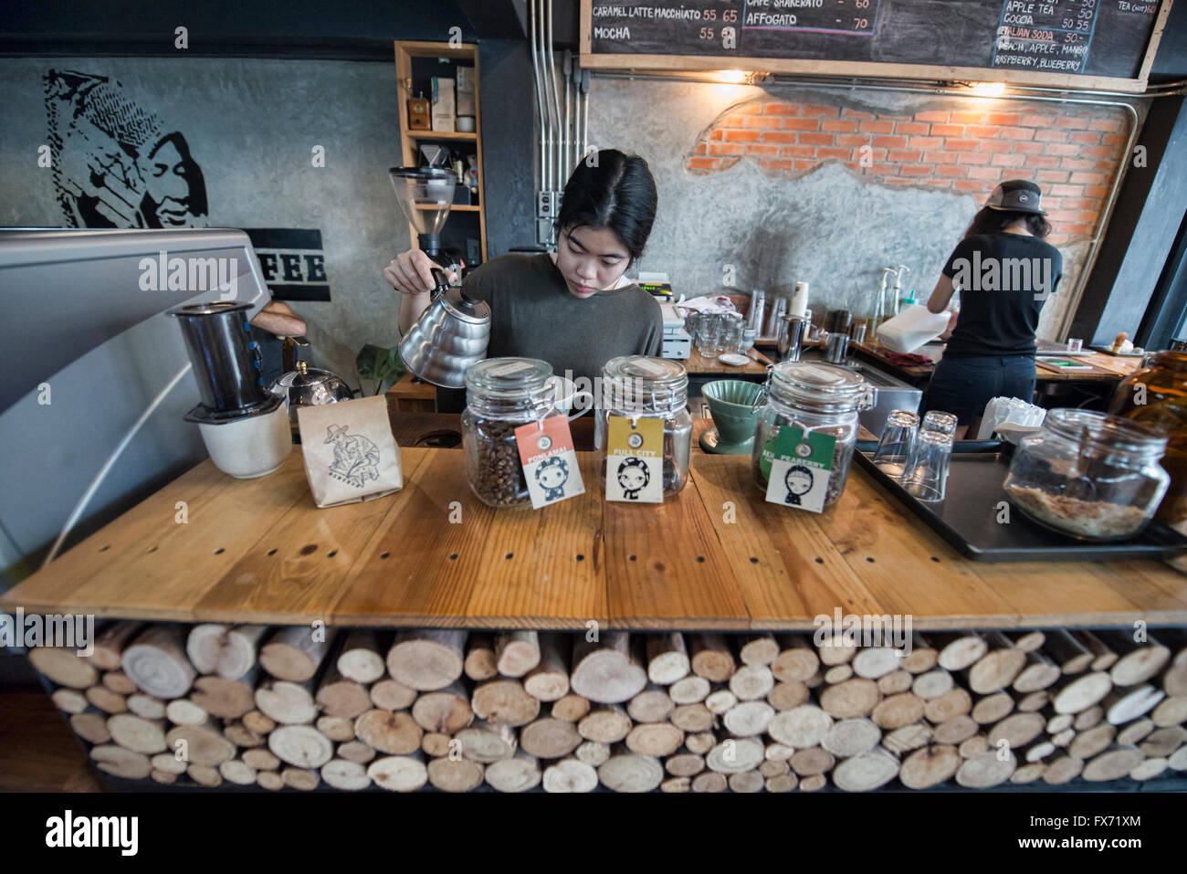 Cafe Life In Chiang Mai High Resolution Stock Photography and Images ...