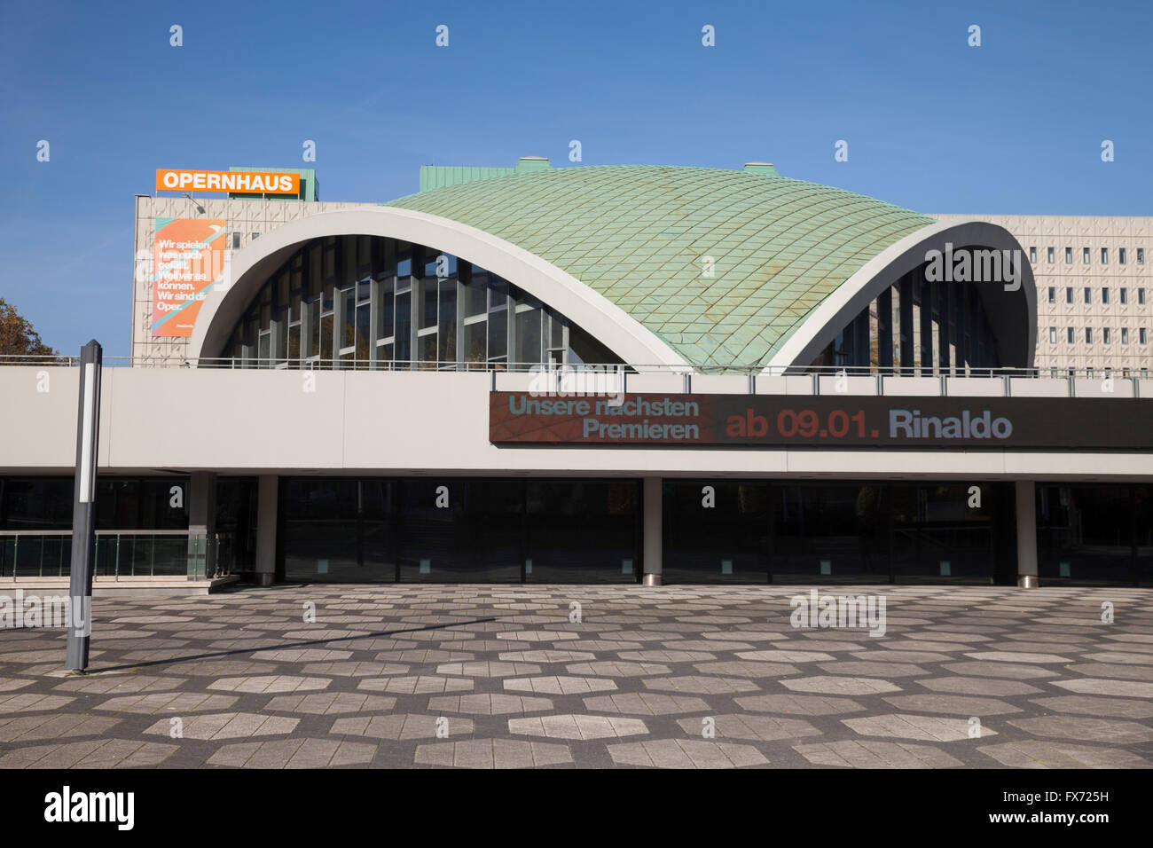 Opera house, theater, Dortmund, Ruhr district, North Rhine-Westphalia ...