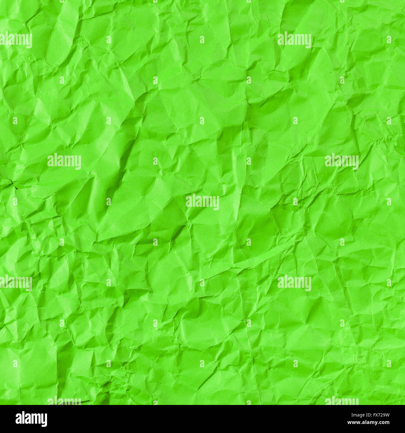square background from green colour crumpled paper Stock Photo - Alamy