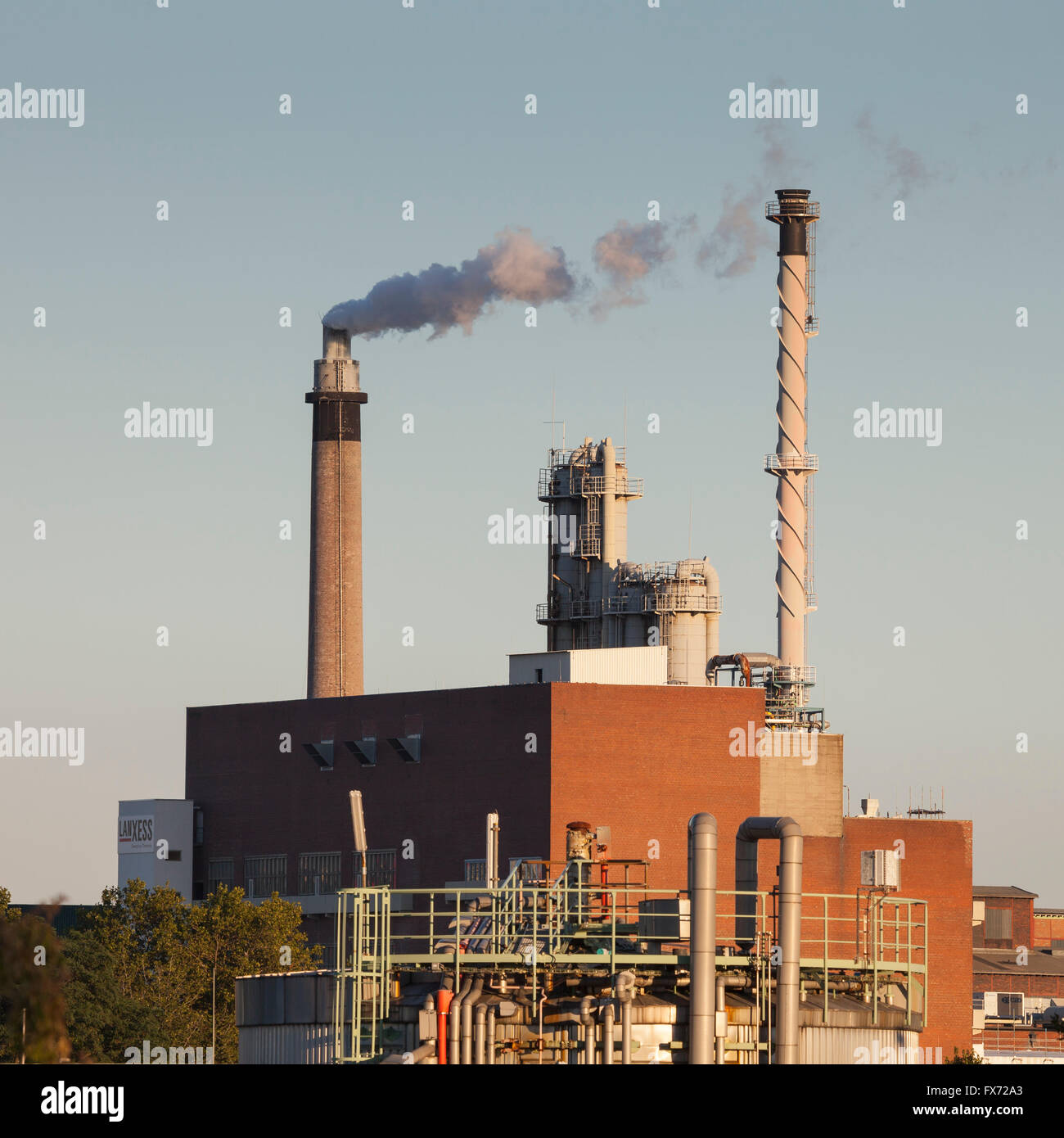 Germany, North Rhine-Westphalia, Leverkusen, Chempark, Chemical Park ...