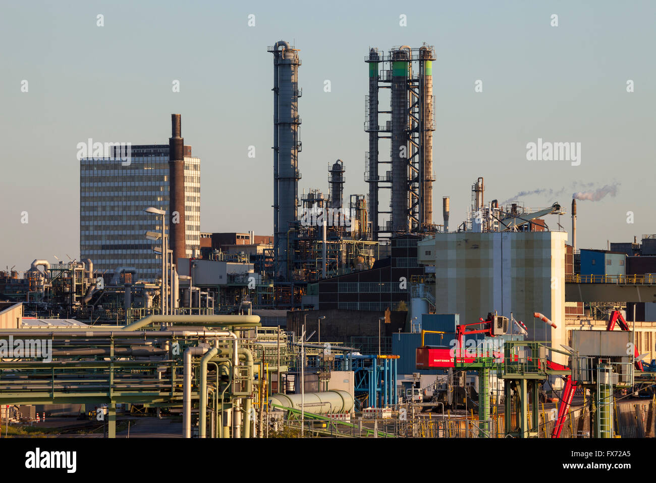 Chempark, Chemical Park, Bayer AG, Leverkusen, North Rhine-Westphalia ...