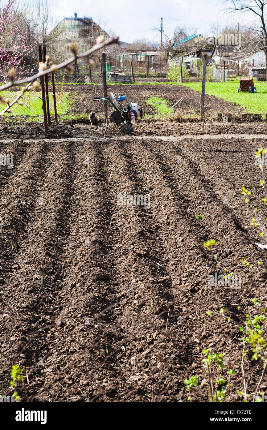 Plough ploughed field garden hi-res stock photography and images - Alamy