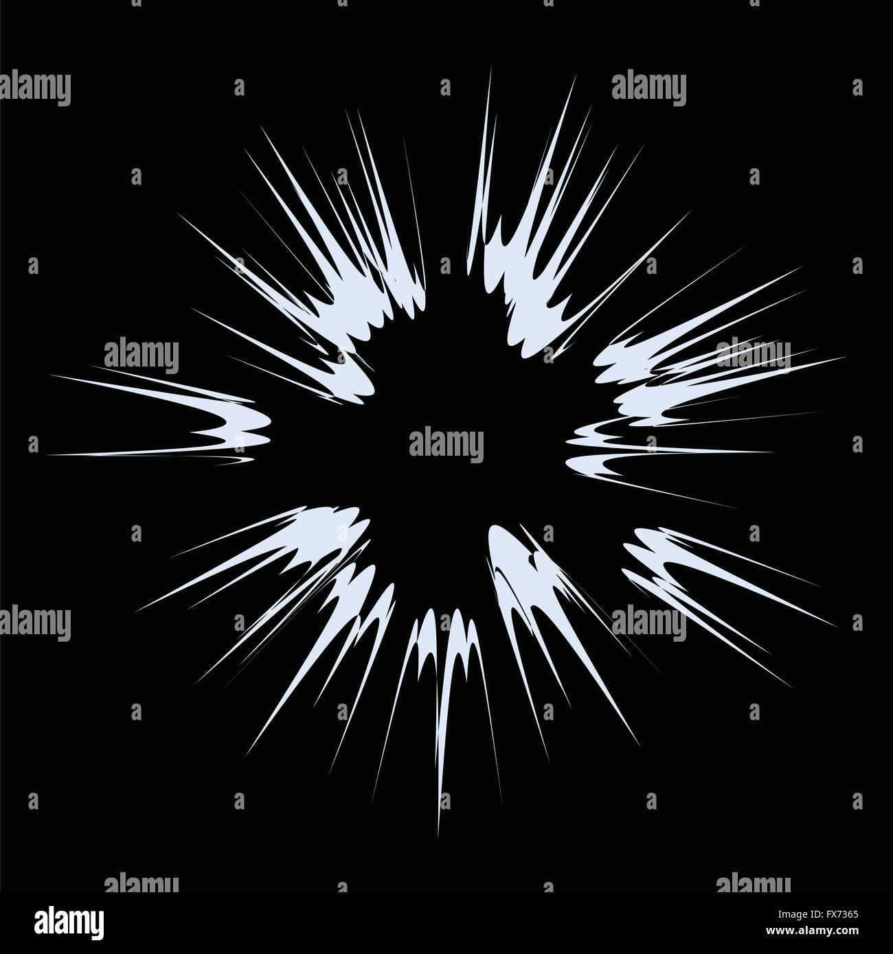 Explode flash cartoon explosion hi-res stock photography and images - Alamy