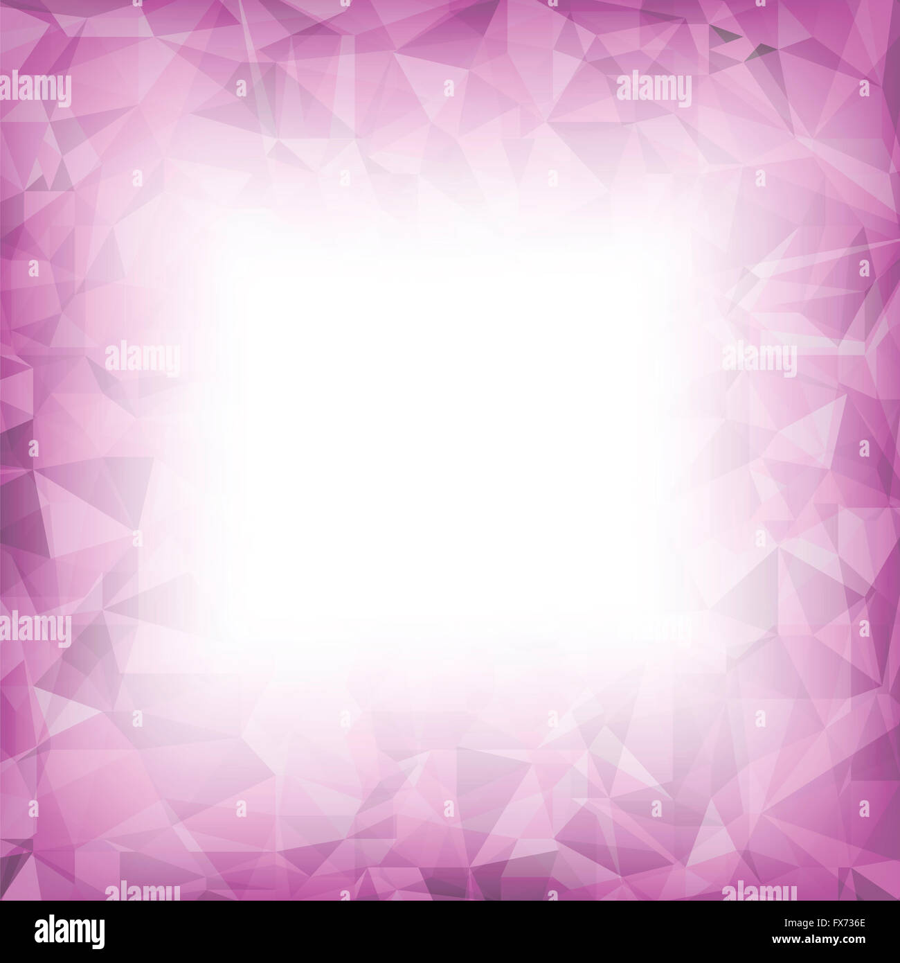 Pink Crystal Triangle Pattern Stock Photo - Alamy