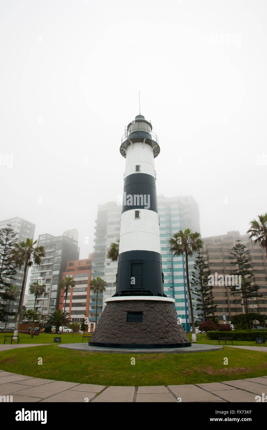 Lighthouse - Lima - Peru Stock Photo - Alamy