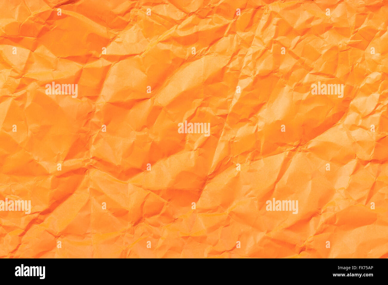 background from orange colour crumpled paper Stock Photo - Alamy