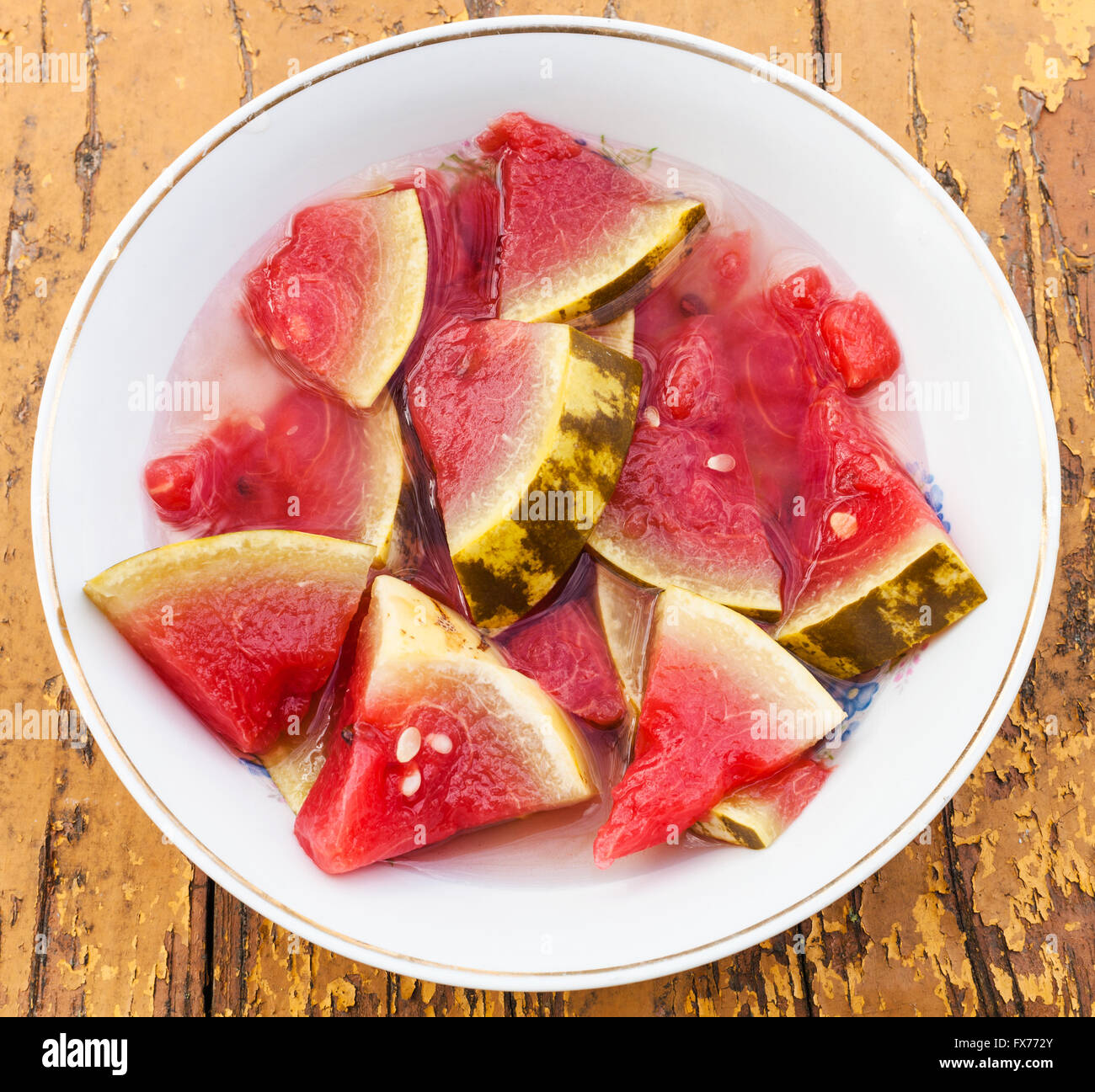 Pickled watermelon hi-res stock photography and images - Alamy