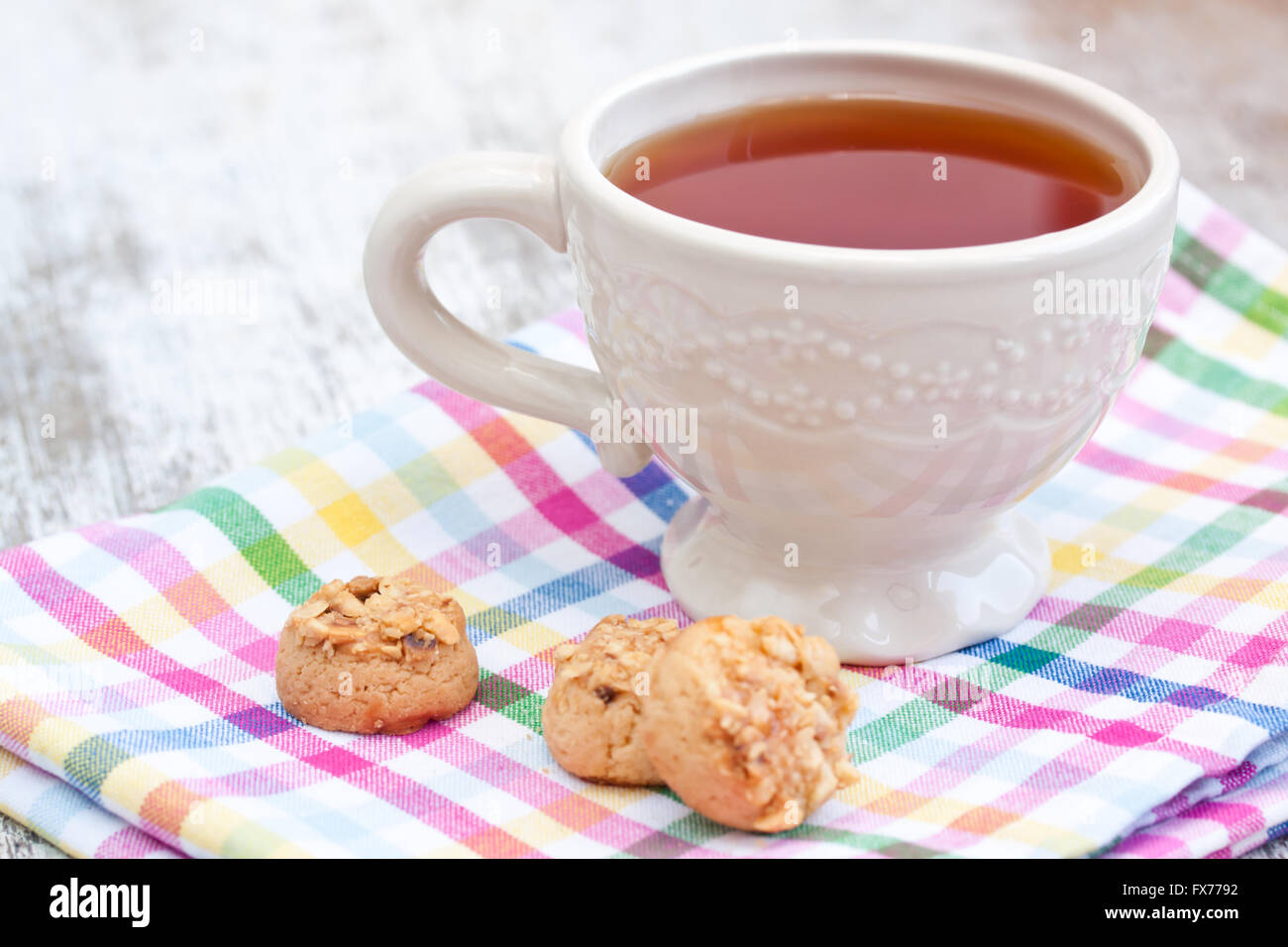 tea and cookie Stock Photo - Alamy
