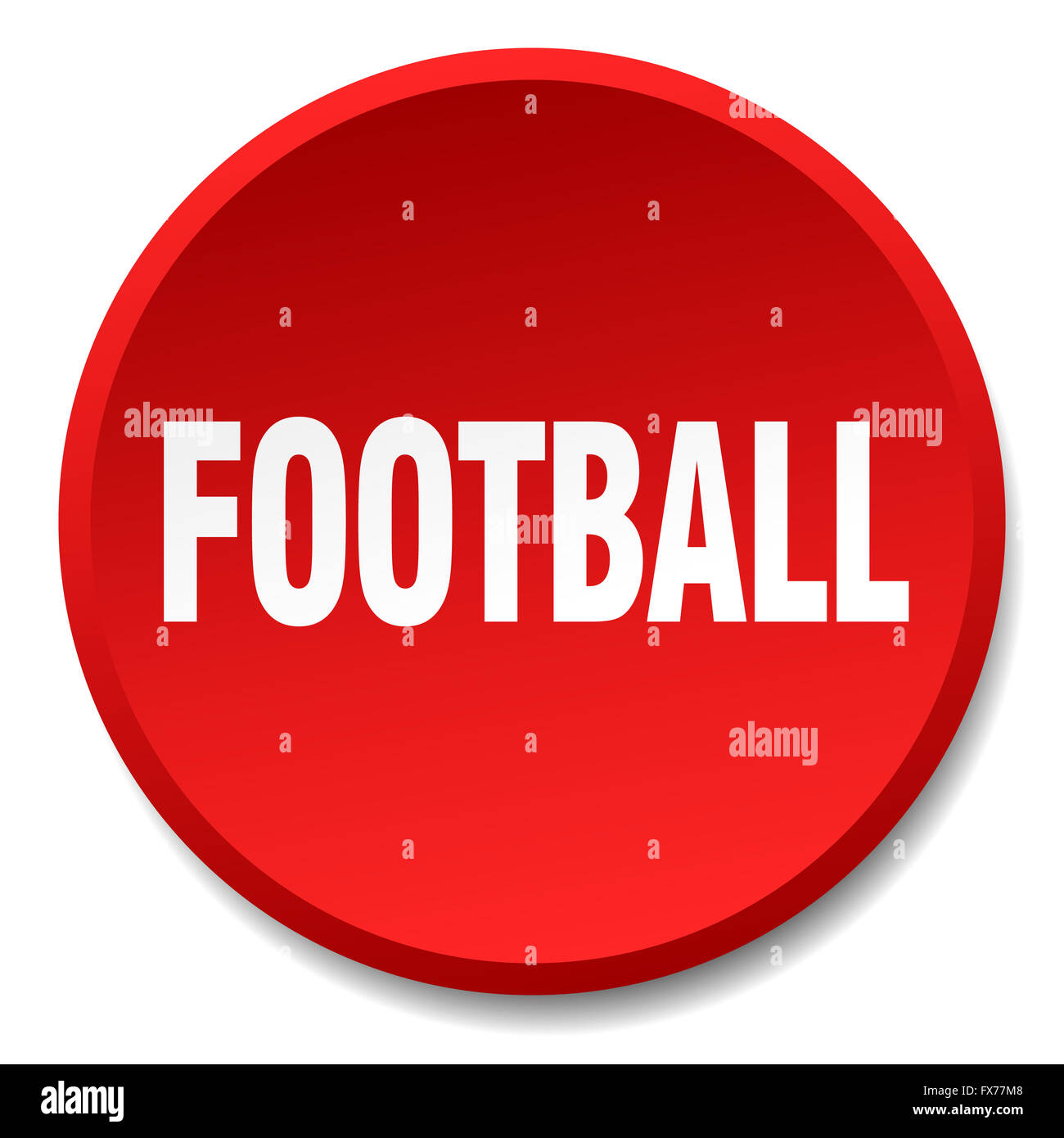 football red round flat isolated push button Stock Photo - Alamy