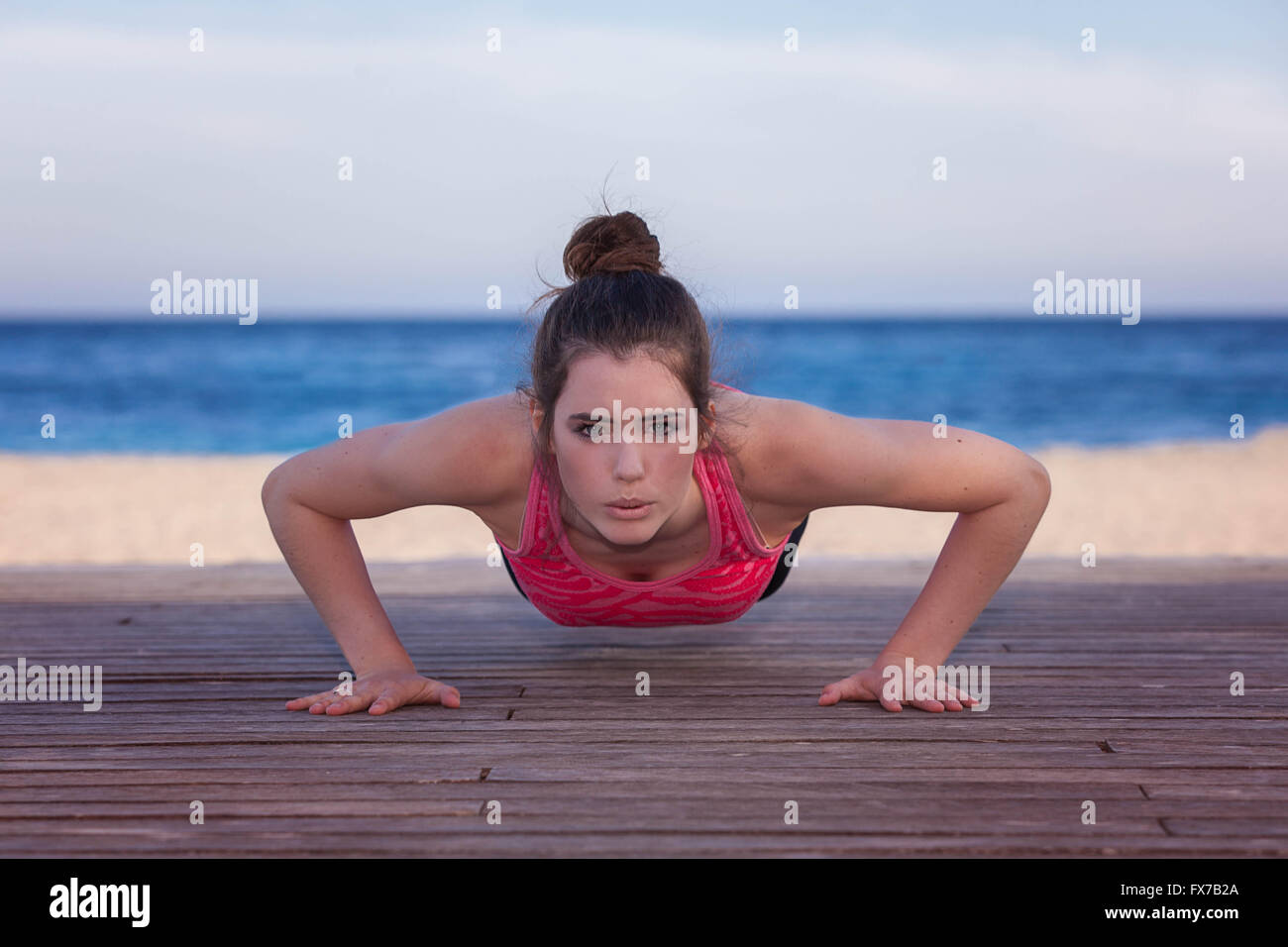 Press up hi-res stock photography and images - Alamy