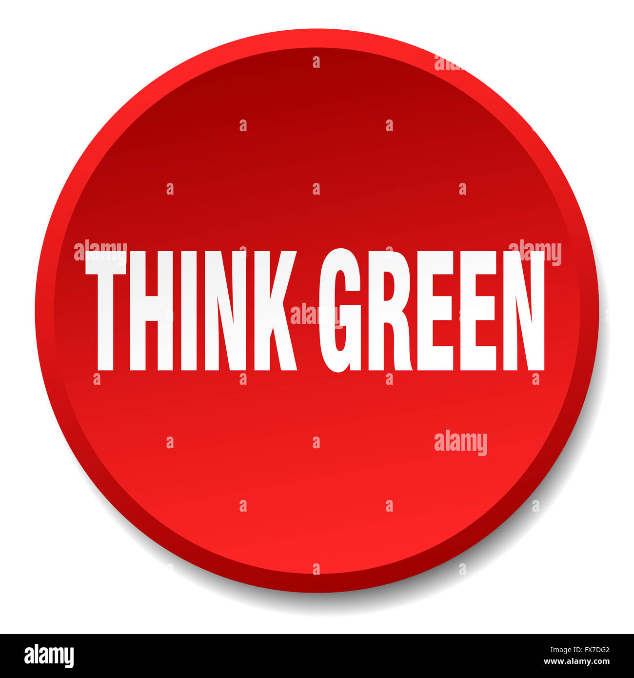 think green red round flat isolated push button Stock Photo - Alamy