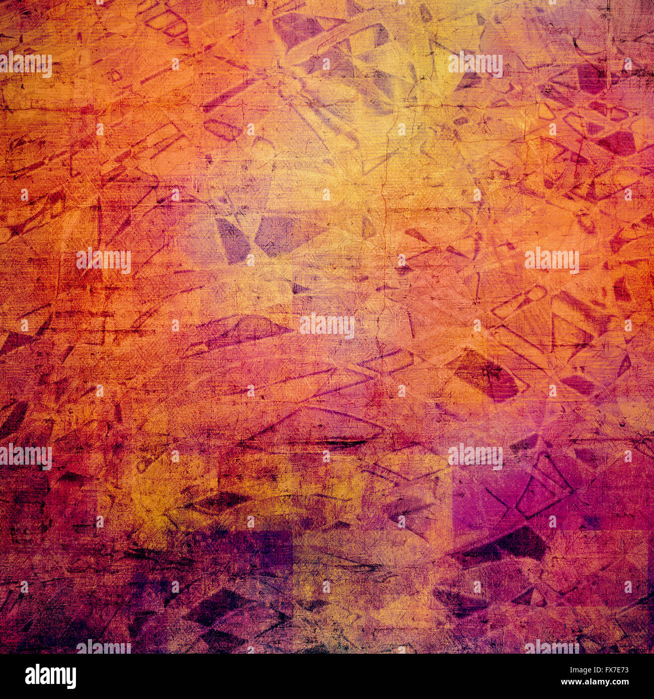 Grunge canvas texture with vignette Stock Photo - Alamy