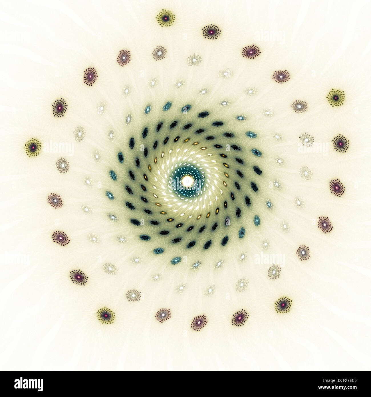 Beautiful spiral pattern. Abstract background with geometrical e Stock ...