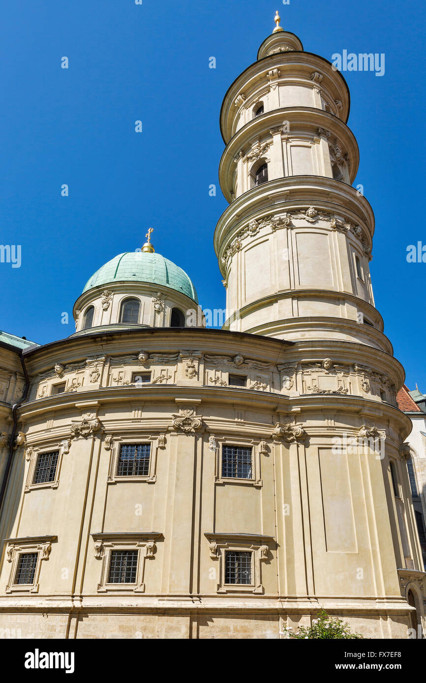 Graz St. Catherine church. Graz is the capital of federal state of ...