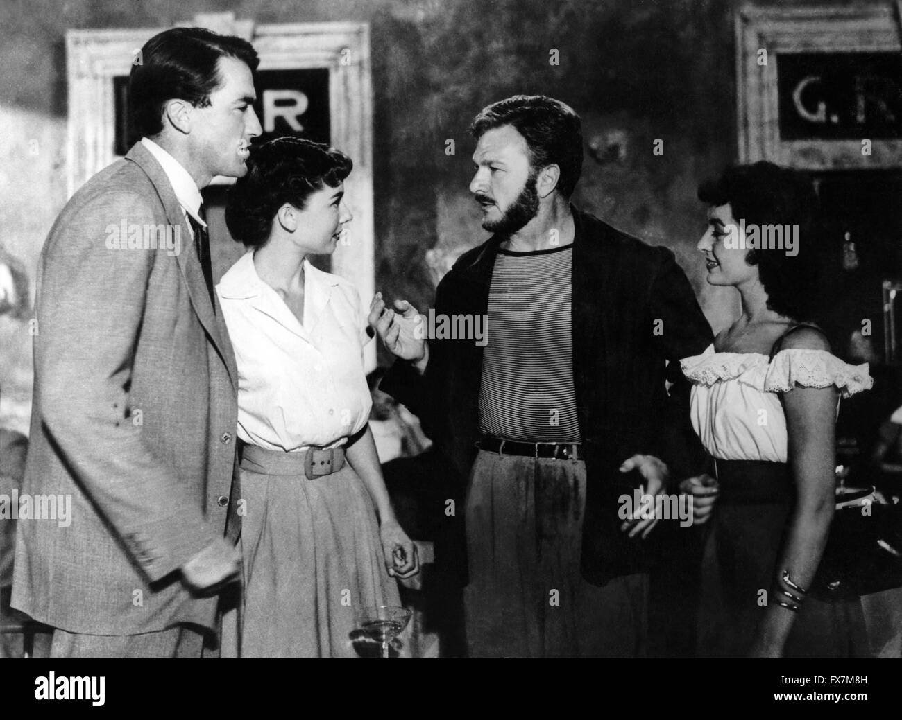 Audrey Hepburn And Gregory Peck High Resolution Stock Photography and ...