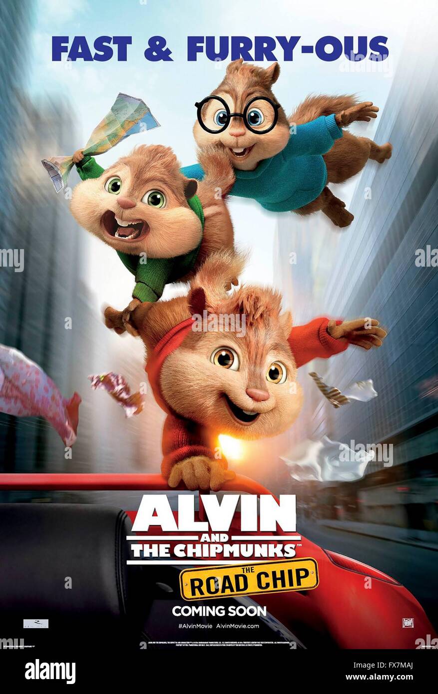 Alvin and the chipmunks poster hi-res stock photography and images - Alamy