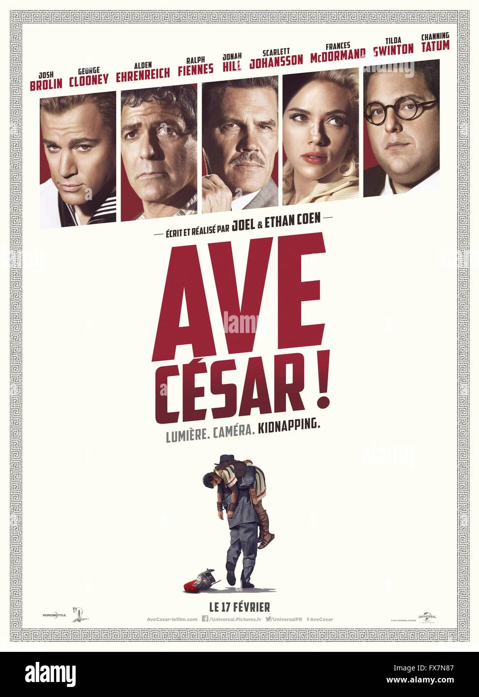 Hail Caesar ! Year : 2016 USA Director : Ethan Coen, Joel Coen Movie poster (Fr Stock Photo - Alamy